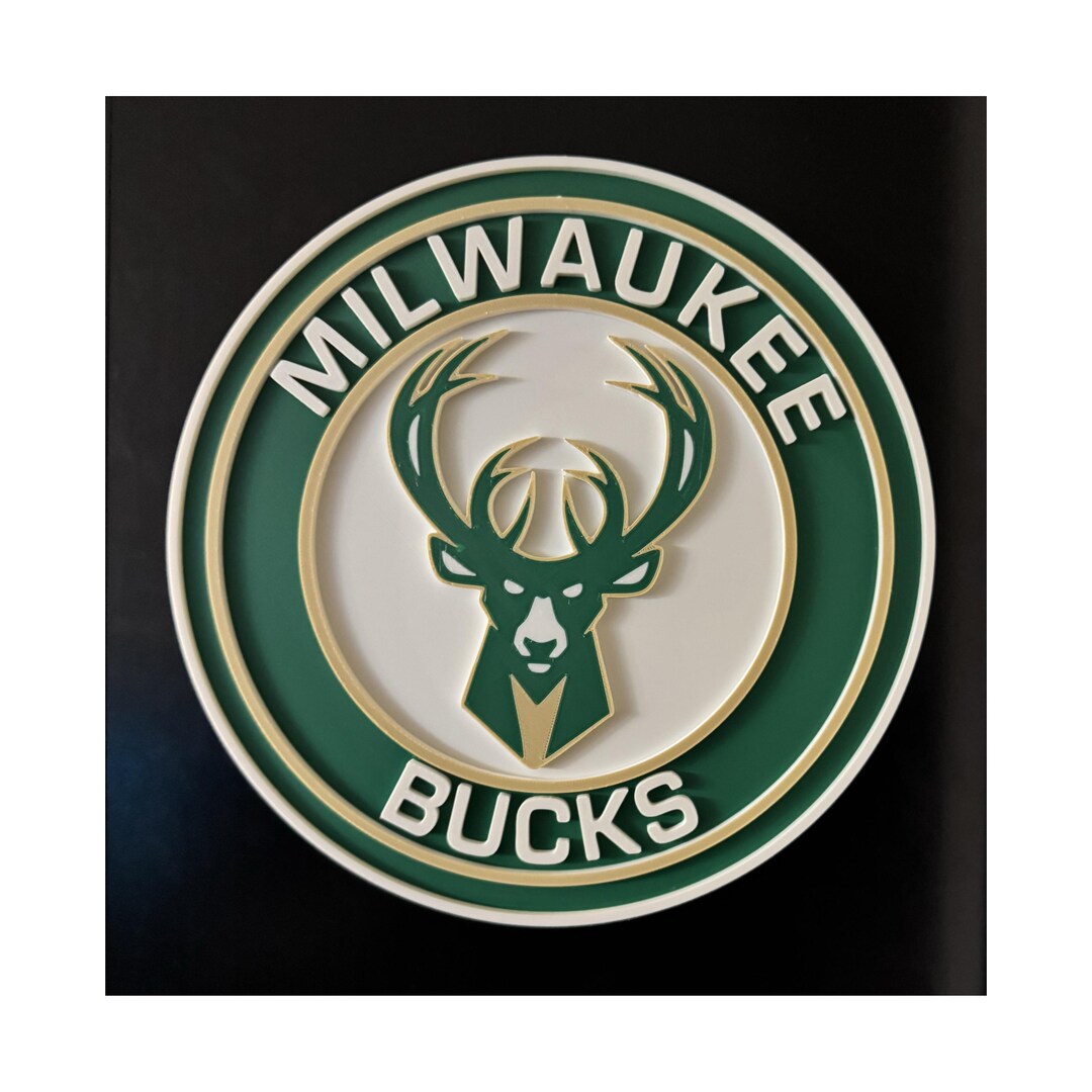 Milwaukee Bucks Sign With Raised Letters - Etsy