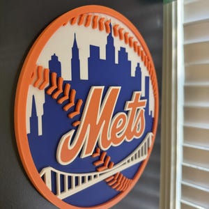 New York Mets Sign With Raised Letters - Etsy