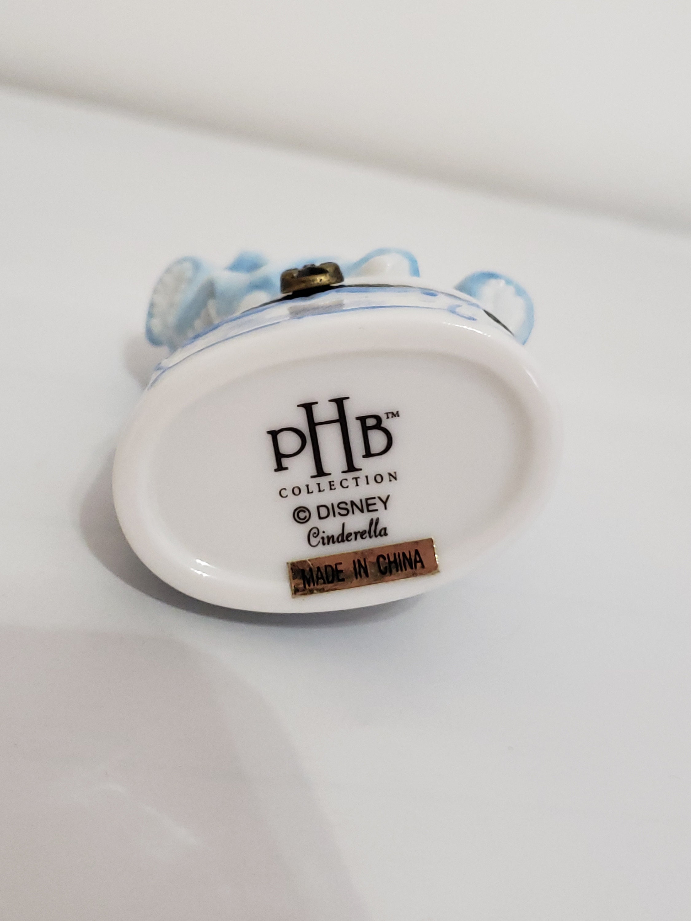 Vintage Disney Cinderella Porcelain PHB Collection Box - Etsy