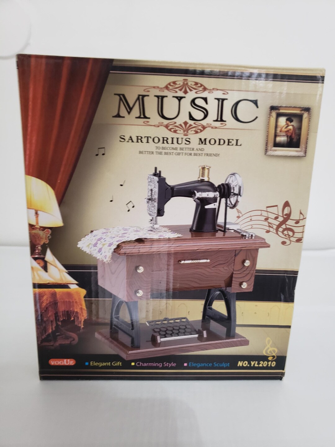 Vintage Musical Sartorius Sewing Machine Animated Music Box - Etsy