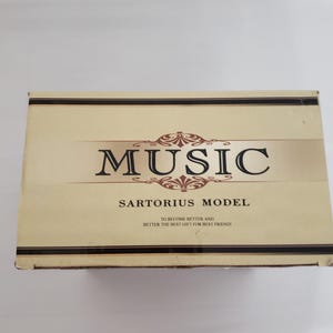 Vintage Musical Sartorius Sewing Machine Animated Music Box - Etsy