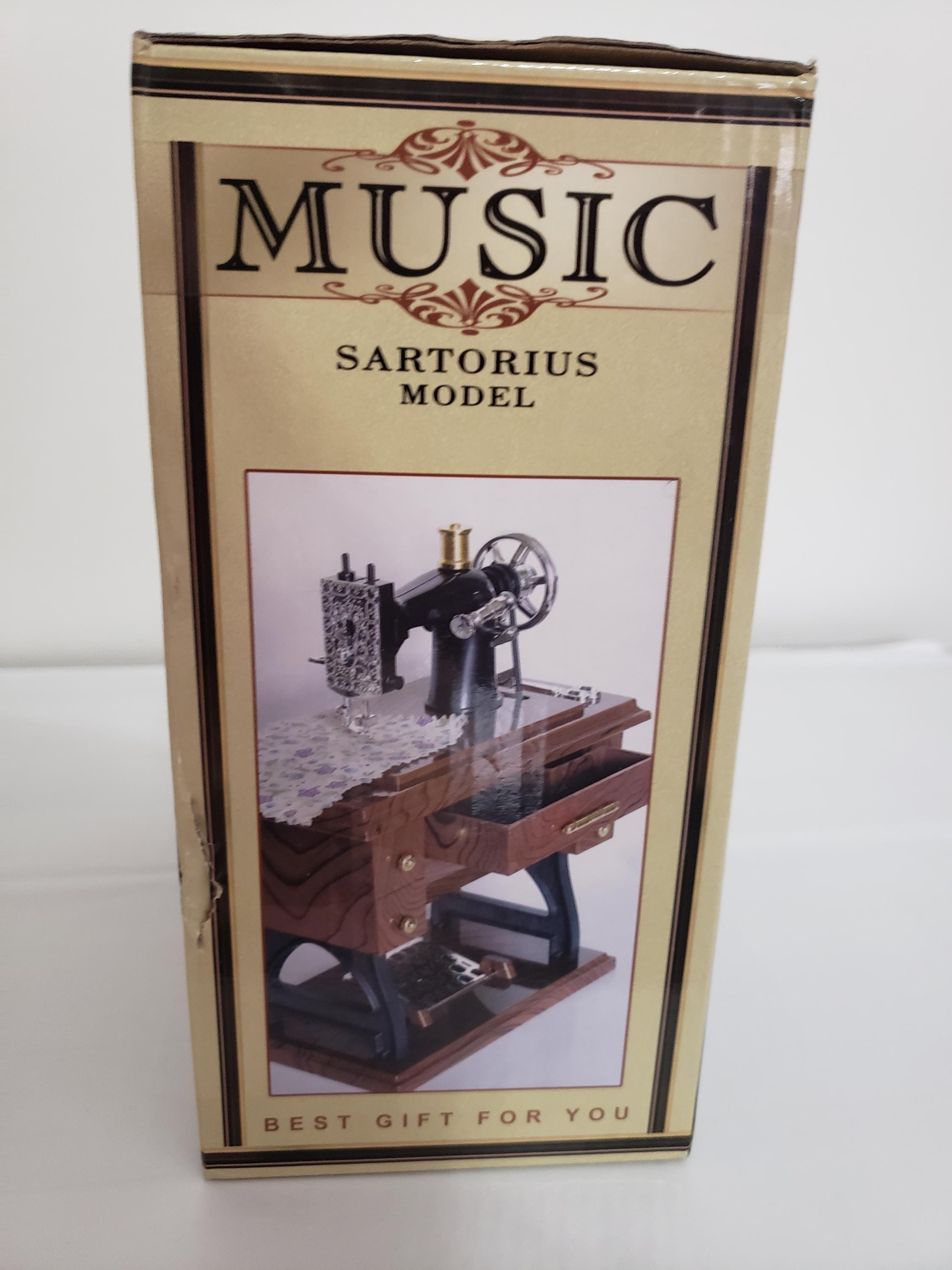Vintage Musical Sartorius Sewing Machine Animated Music Box - Etsy