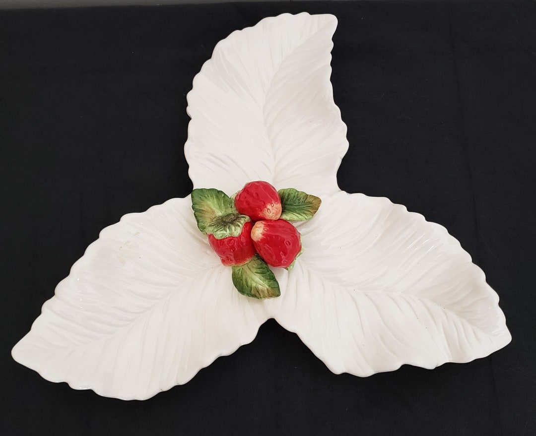 Vintage Kaldun and Bogle Strawberry Candy Snack Ceramic Kitchen Tray - Etsy