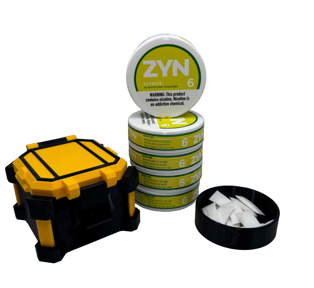 DEWALT Inspired ZYN Case Holds 2 Cans of ZYN Groomsmen Gift - Etsy