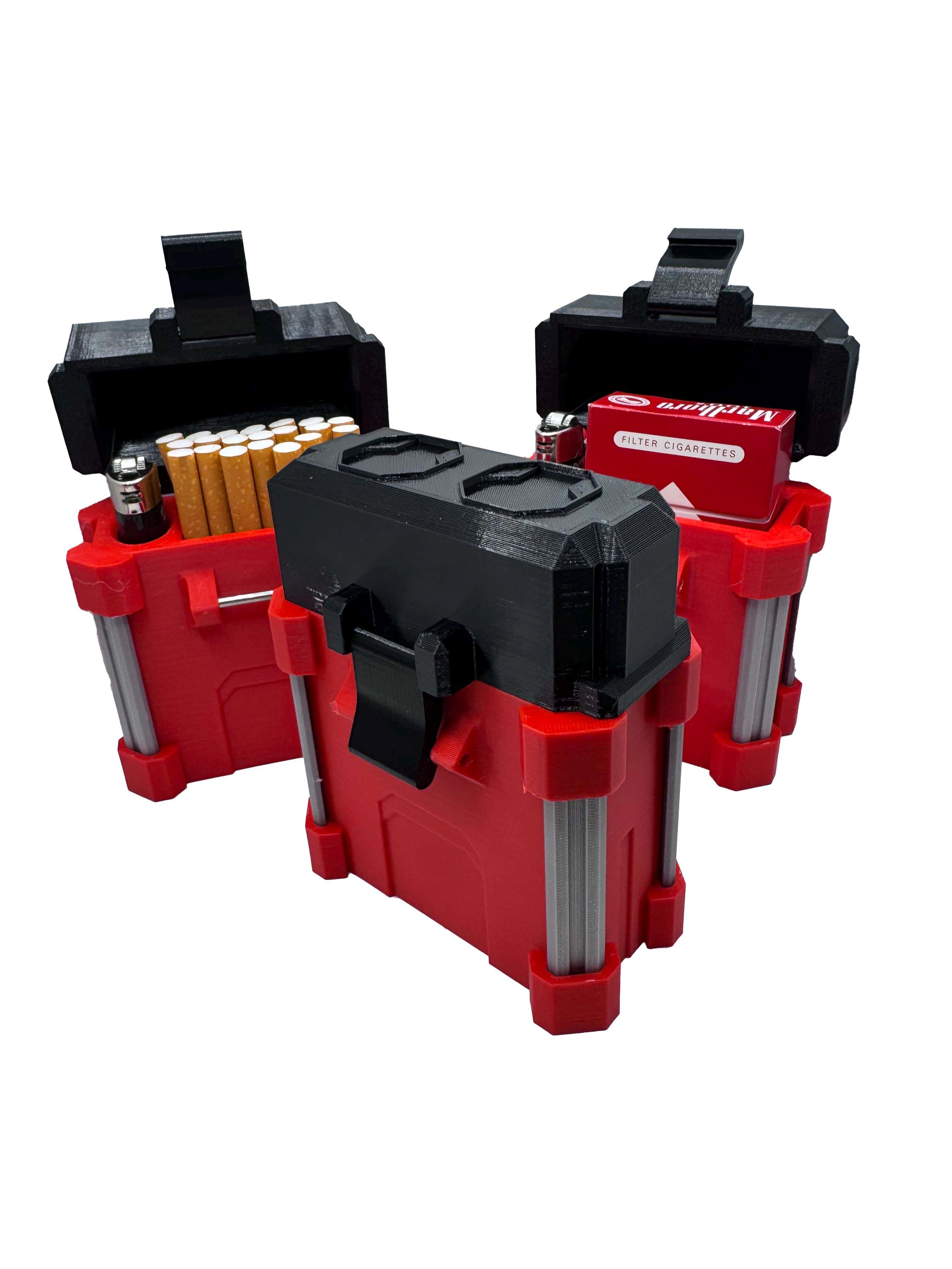 Milwaukee Packout Inspired Cigarette Case | Holds 1 Pack & Lighter ...