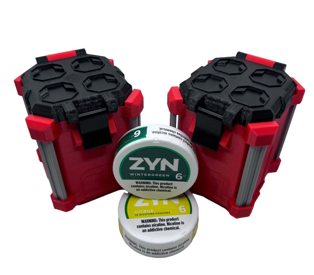 NEW 2025 Milwaukee Packout Inspired ZYN Case | Holds 4 Cans of ZYN ...