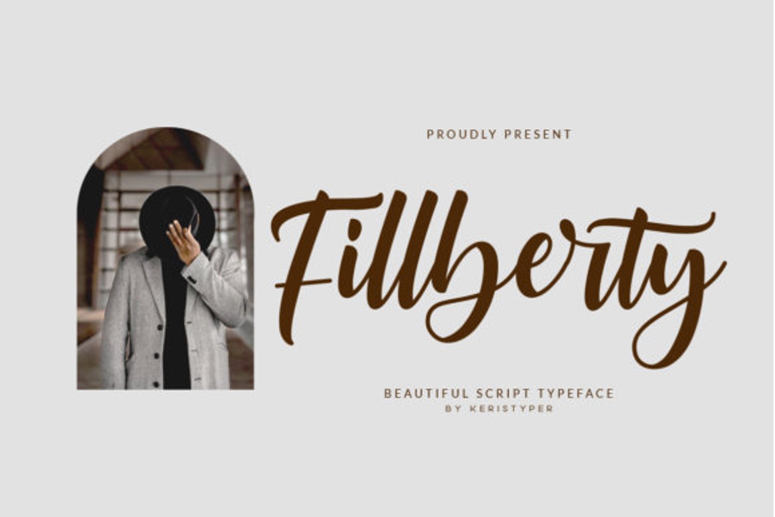 Fillberty Brush Font, Retro Script Font, Chunky Font, Modern ...