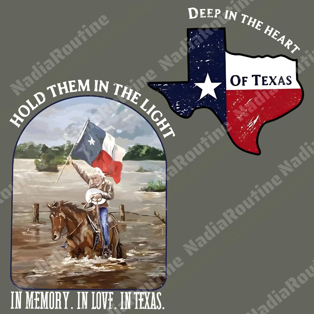 Hold Them in the Light PNG, Texas Hill Country Flood Relief Digital ...