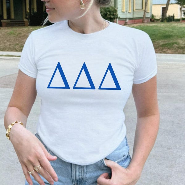 Tri Delta Shirt - Etsy