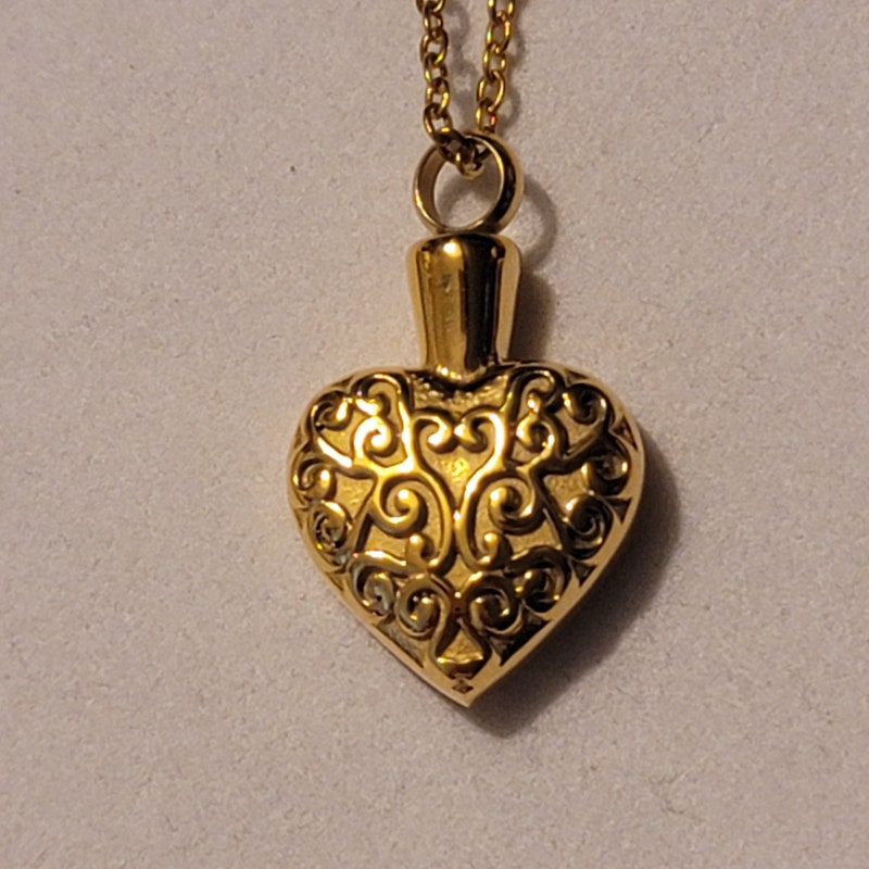 Ashes Necklace Gold - Etsy