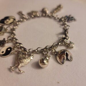 Silver Chinese/china Chain Bracelet, China Charm Bracelet, Bracelet ...