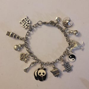 Silver Chinese/china Chain Bracelet, China Charm Bracelet, Bracelet ...