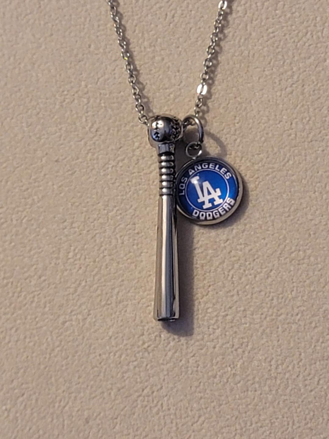 Silver Baseball Bat Cremation Urn Necklace, Memorial Jewelry, Memorial ...