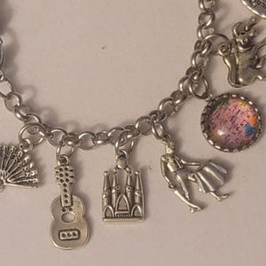 Silver Spain Charm Bracelet: Spanish Travel Souvenir - Etsy