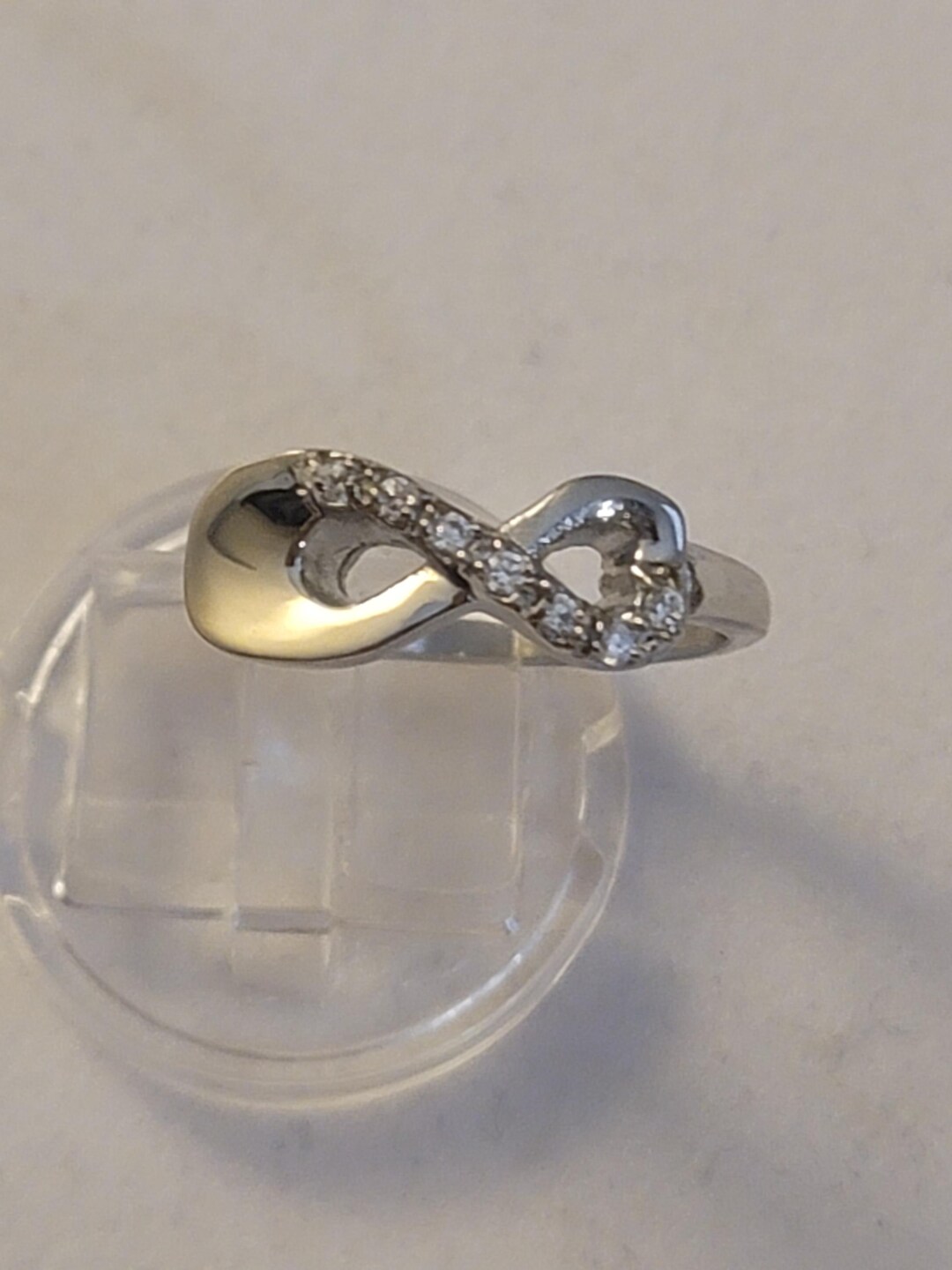 Silver Infinity Rhinestone Urn Ring: Cremation Memorial Jewelry - Etsy