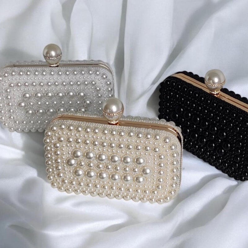 Ivory Box Clutch Bag - Etsy