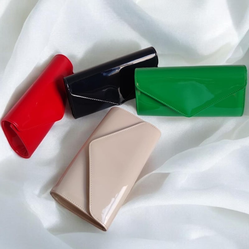 Vintage Red Patent Bag - Etsy UK