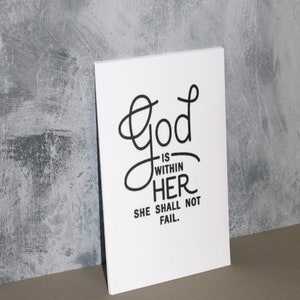 God is Within Her Scripture Poster - Etsy