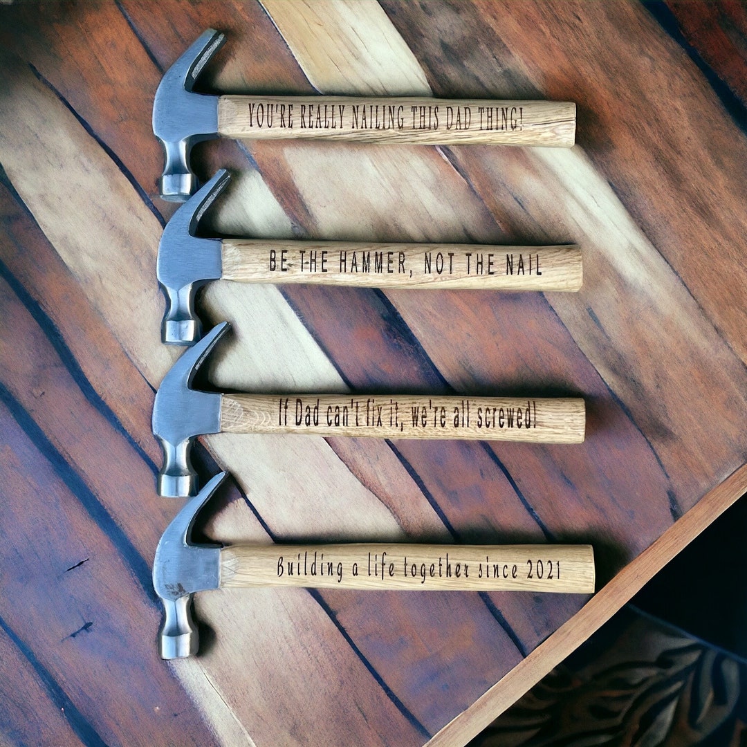 Personalized Engraved Hammer Hammer Personalized Gift Grandpa Gift ...