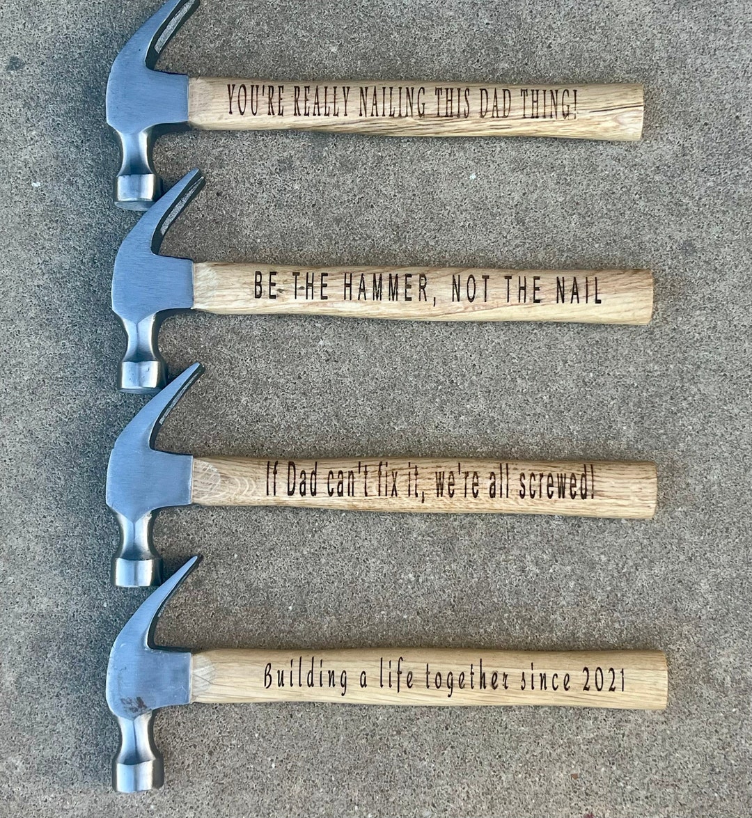 Personalized Engraved Hammer Hammer Personalized Gift Grandpa Gift ...
