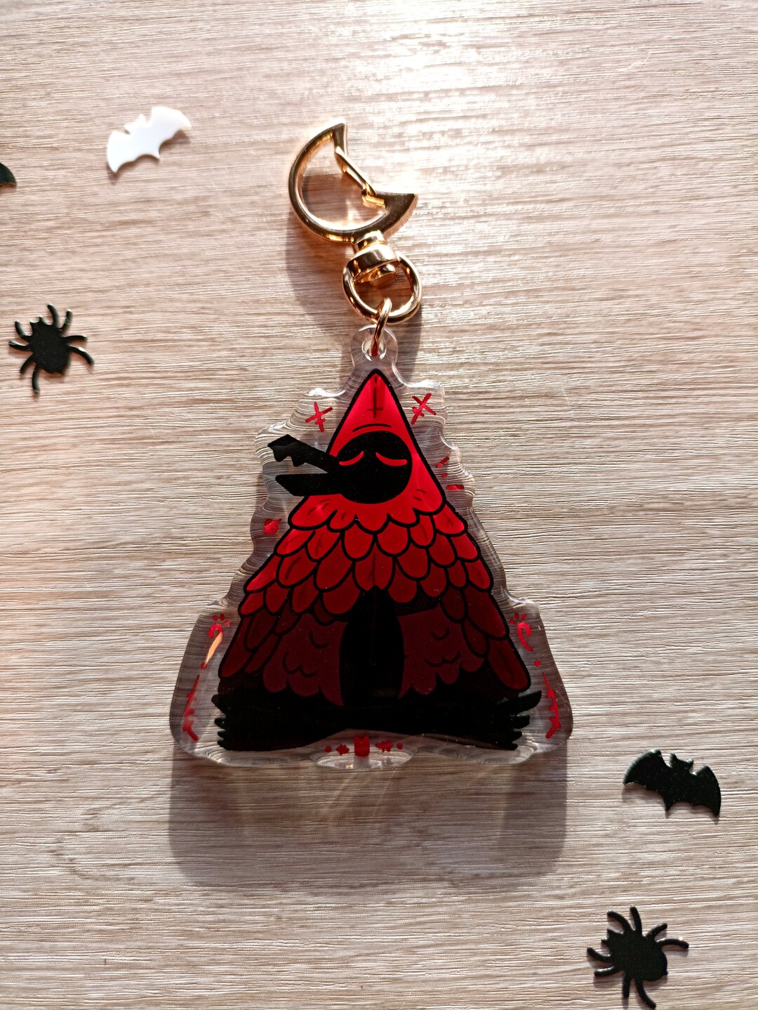 PREORDER Cult of Lamb Acrylic Keychain Keychain Inspired by the Game ...