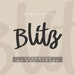 Blitz Font, Modern Font, Fancy Font, Canva Font, Handwritten Font, Boho ...