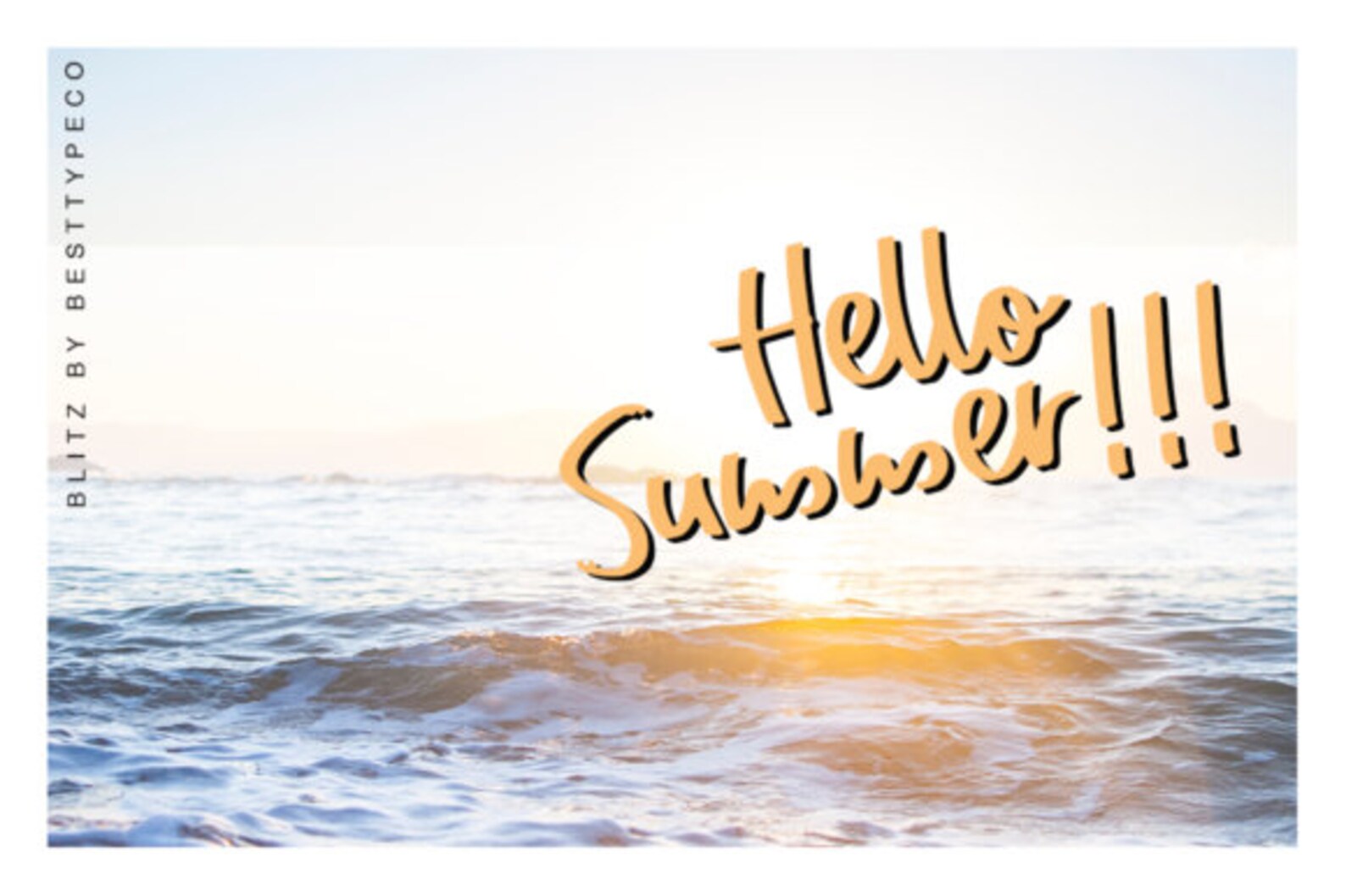 Blitz Font, Modern Font, Fancy Font, Canva Font, Handwritten Font, Boho ...