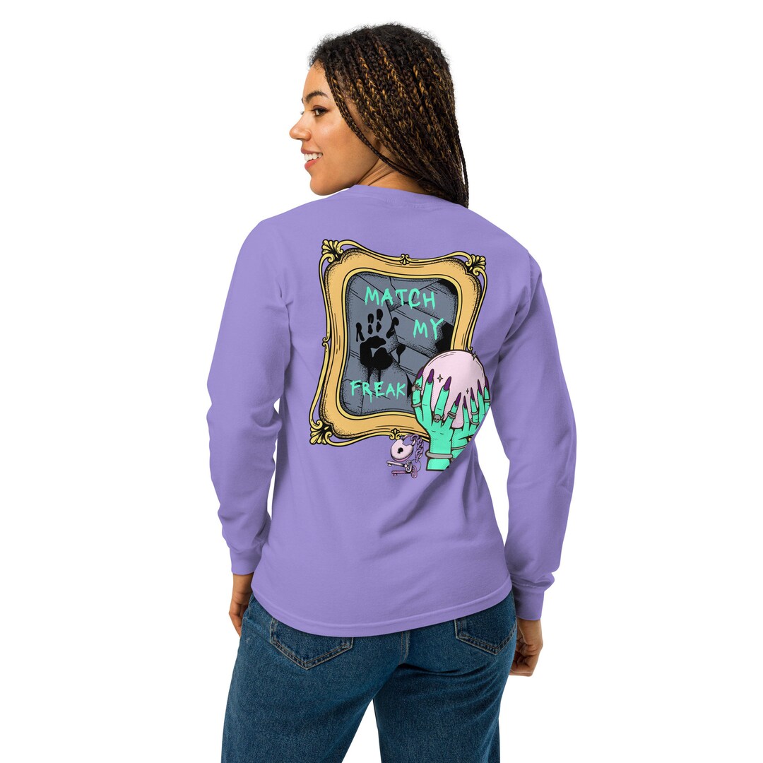 Match My Freak Halloween Spook Season Comfort Colors Lavender Unisex ...