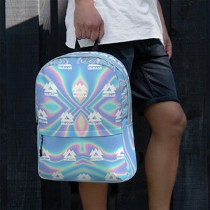 Wakaan Holographic Rare All Over Print Backpack Camping Festival Bag ...