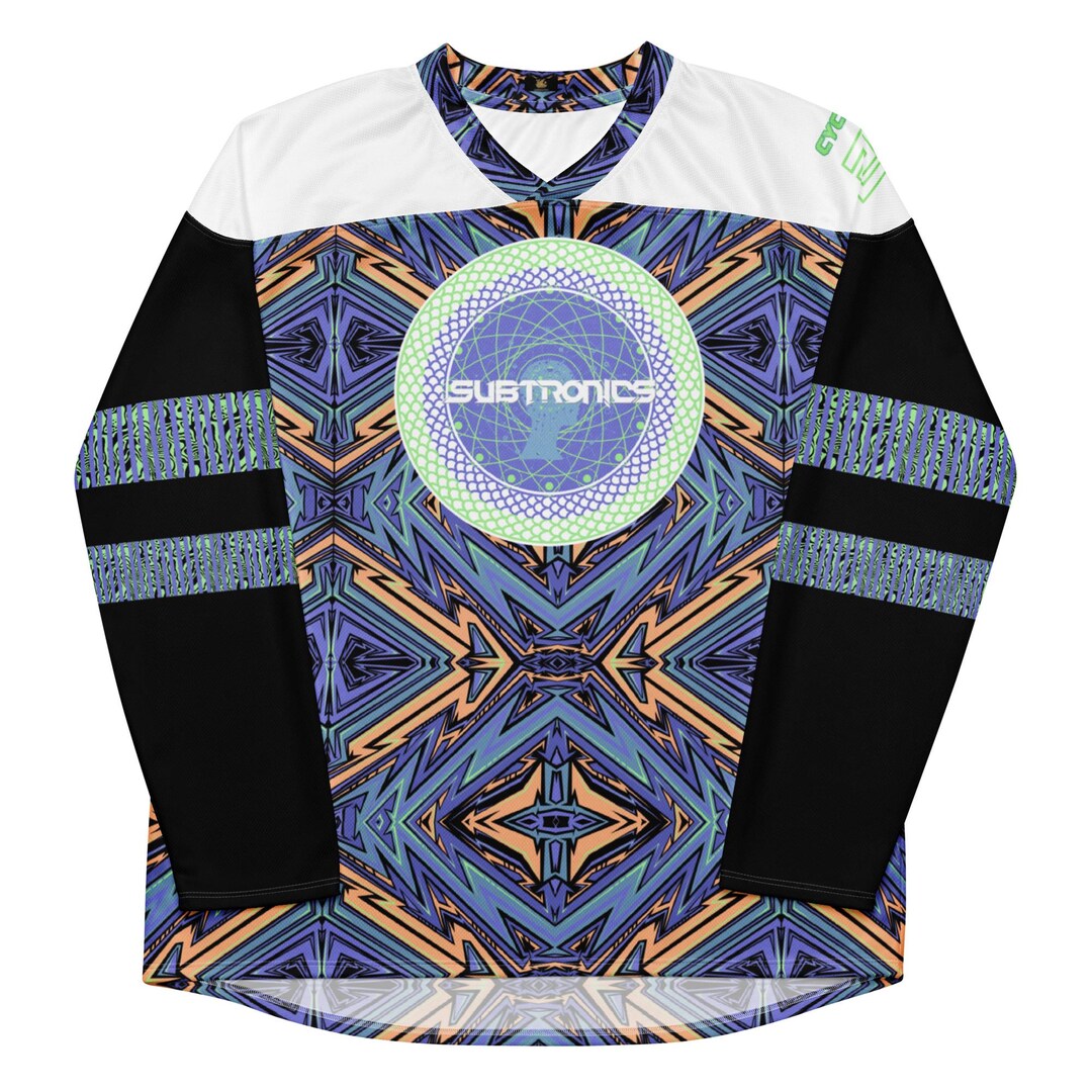 Subtronics EDM Custom Hockey Jersey Trippy Tesseract - Etsy