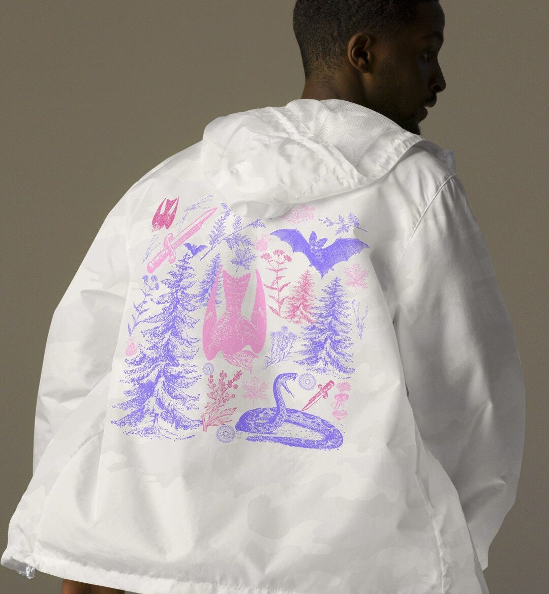 Emo Goth Alternative Aesthetic Windbreaker Streetwear Skater Style ...