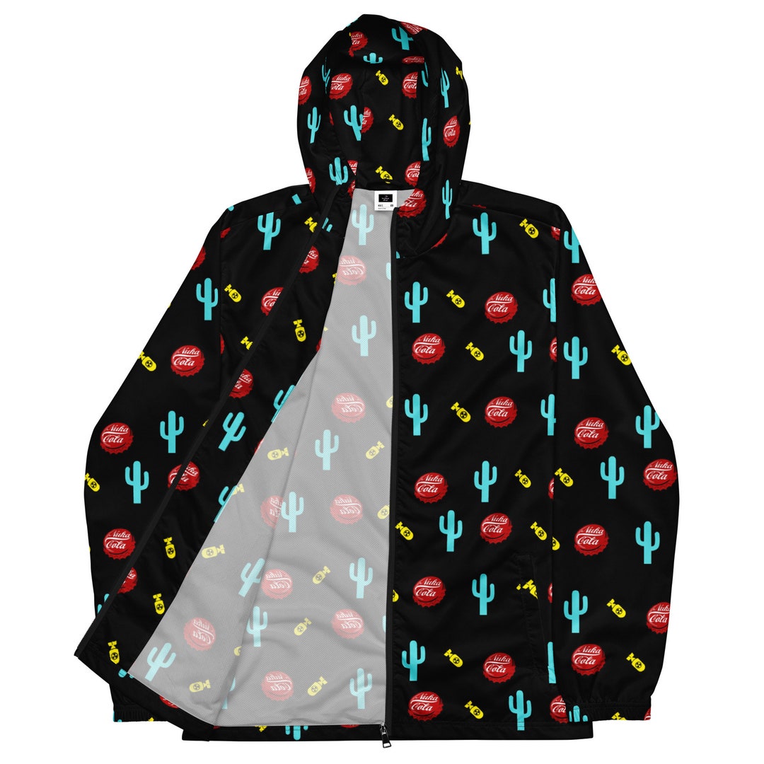 Nuka Cola Fallout Vault 33 New Vegas All Over Print Wind Breaker Rain ...