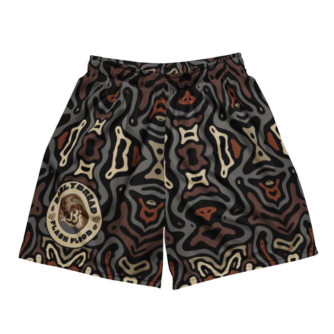 Daily Bread Trippy Athletic Shorts With Pockets - Etsy