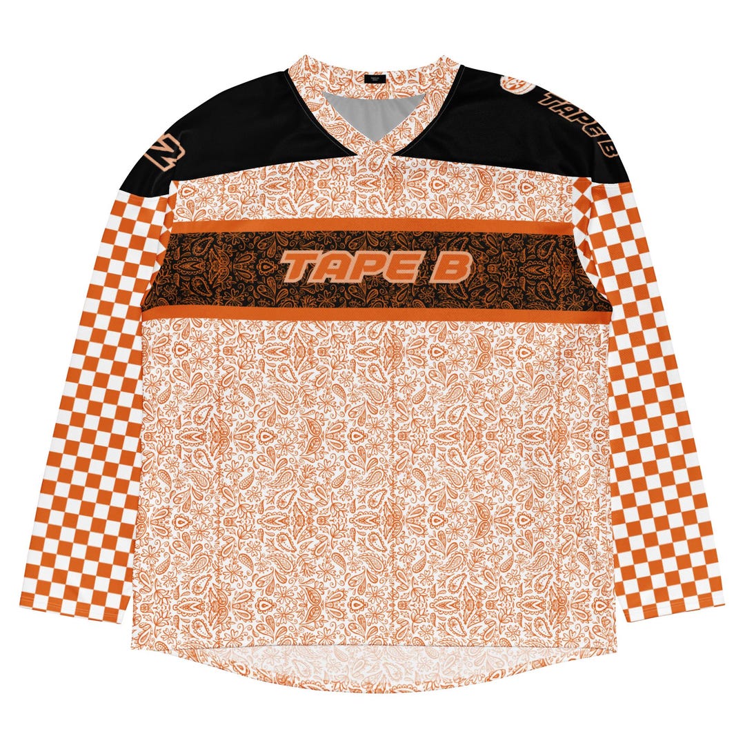Tape B EDM Rave Recycled Hockey Fan Jersey | Custom Festival Jersey ...