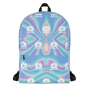 Wakaan Holographic Rare All Over Print Backpack Camping Festival Bag ...