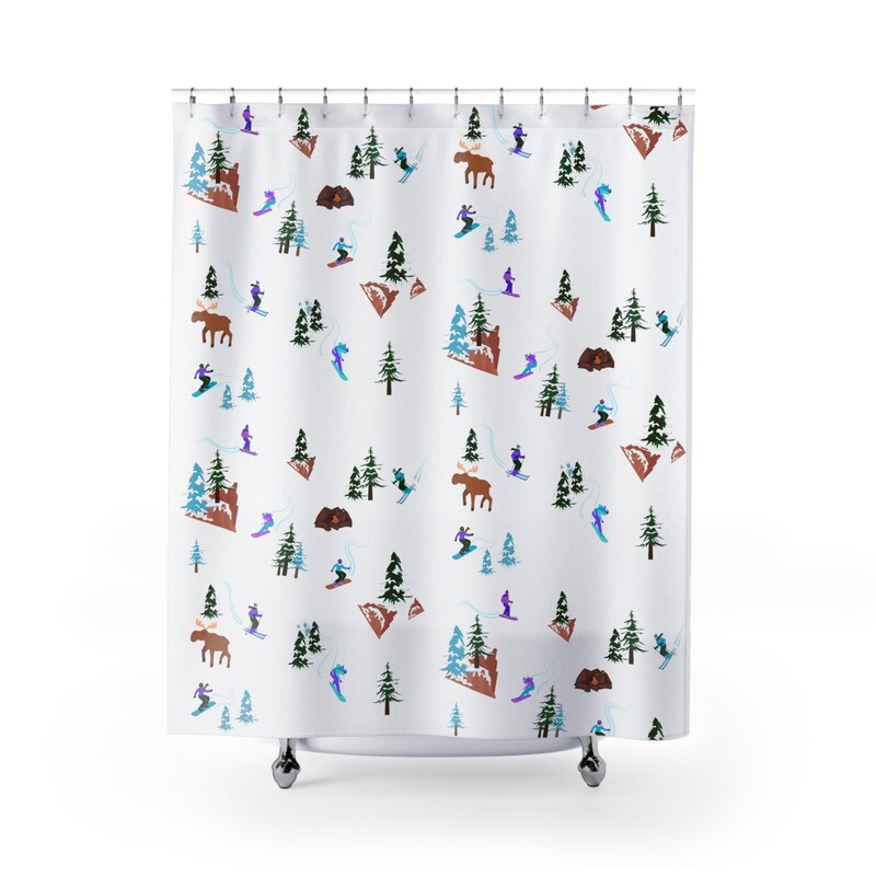 Cabin Shower Curtain - Etsy
