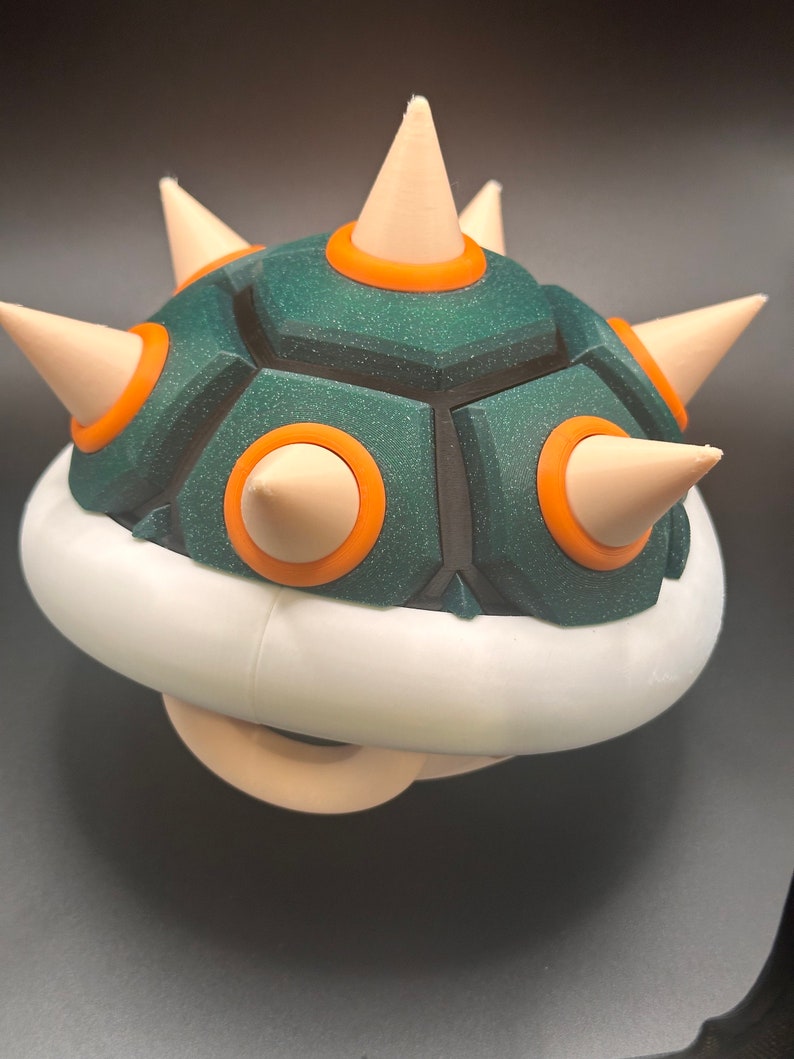 3D Printed Long Spike Shell, Piggy Bank, Geek Gift, Video Game Decor ...