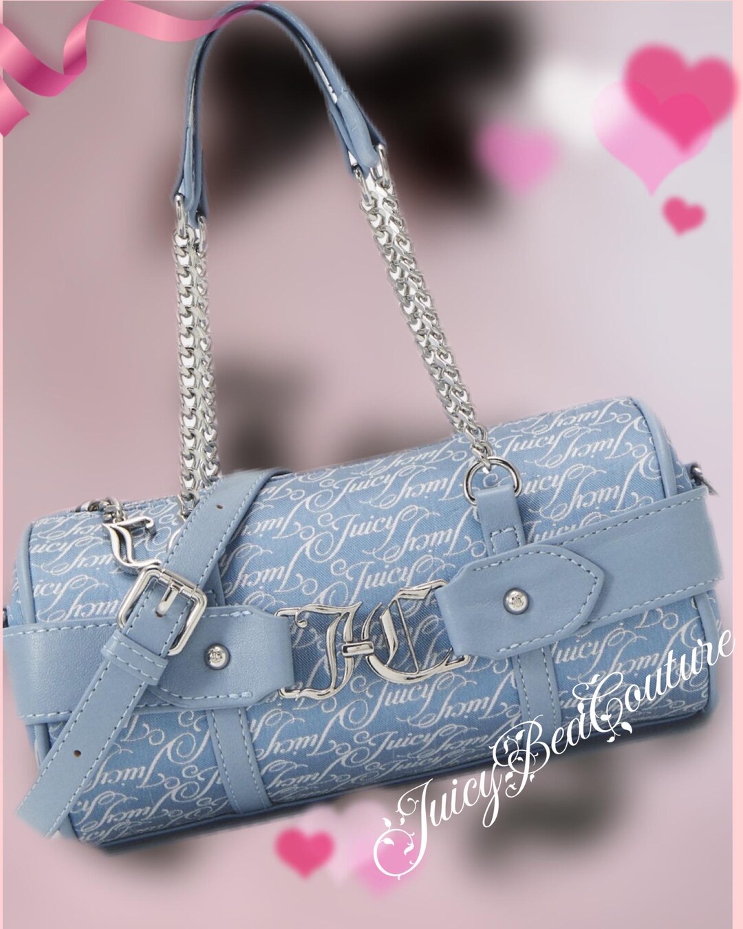 Juicy Couture Lauren Bowling Powder Blue Bag Dead Stock - Etsy