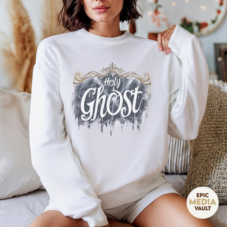 Halloween Christian PNG SVG Design for Tshirts Holy Ghost, Religious ...
