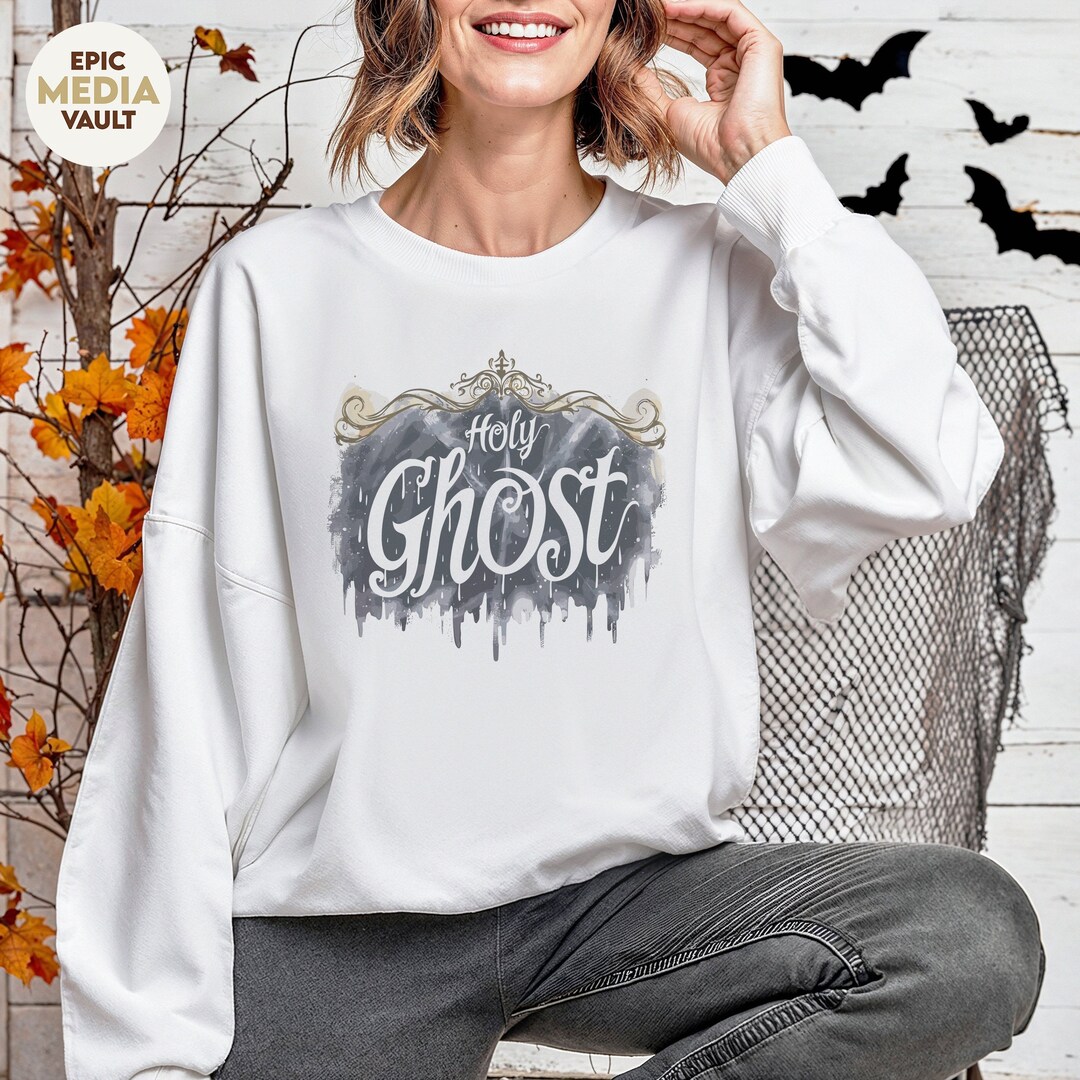 Halloween Christian PNG SVG Design for Tshirts Holy Ghost, Religious ...