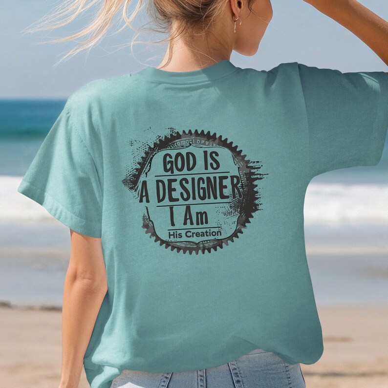 God is a Designer I Am His Creation Scripture Christian PNG + SVG ...