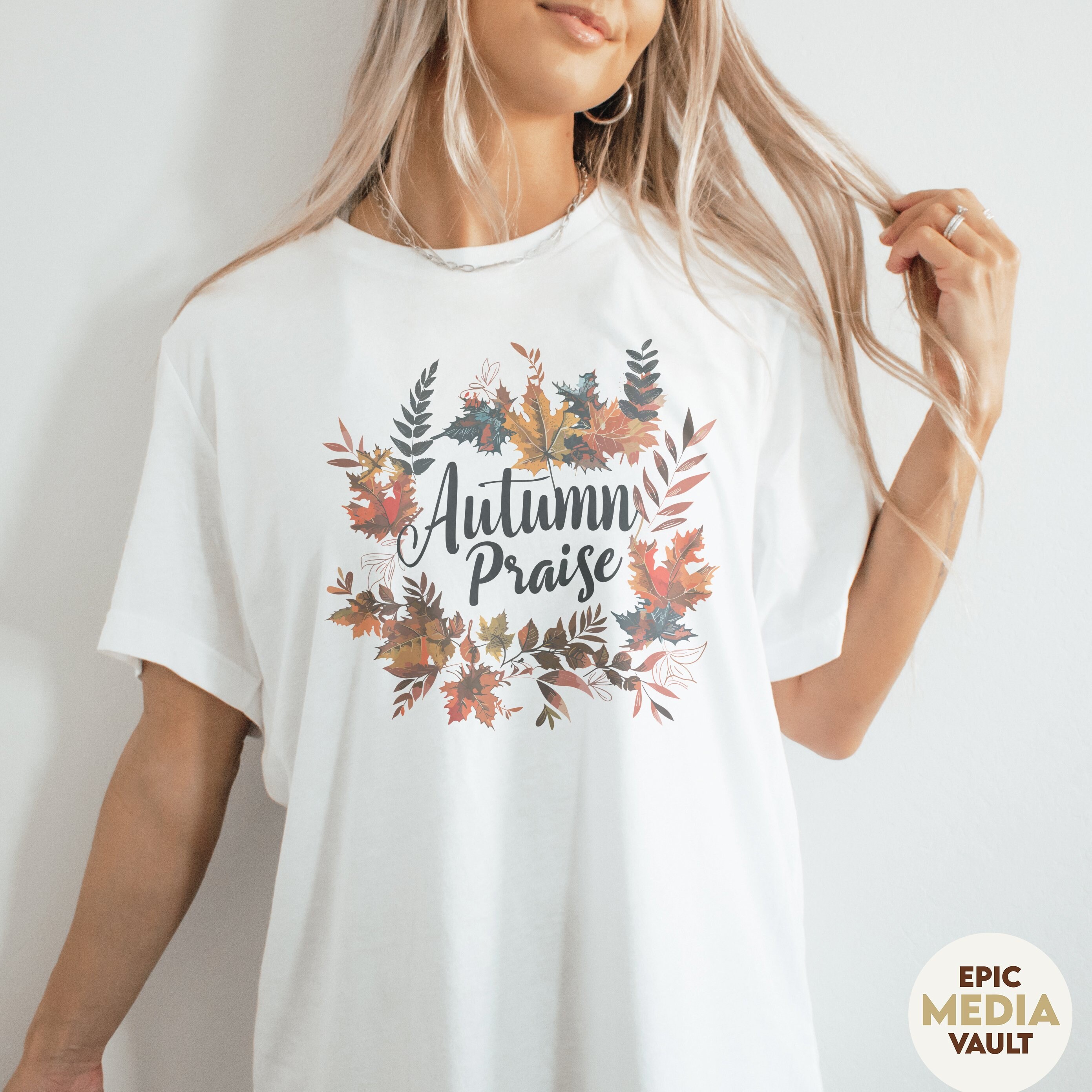 Autumn Praise Fall Christian PNG SVG Design for Tshirts, Religious ...