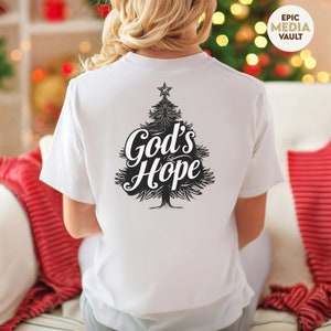 God's Hope Christmas Christian PNG SVG Design for Tshirts, Religious ...