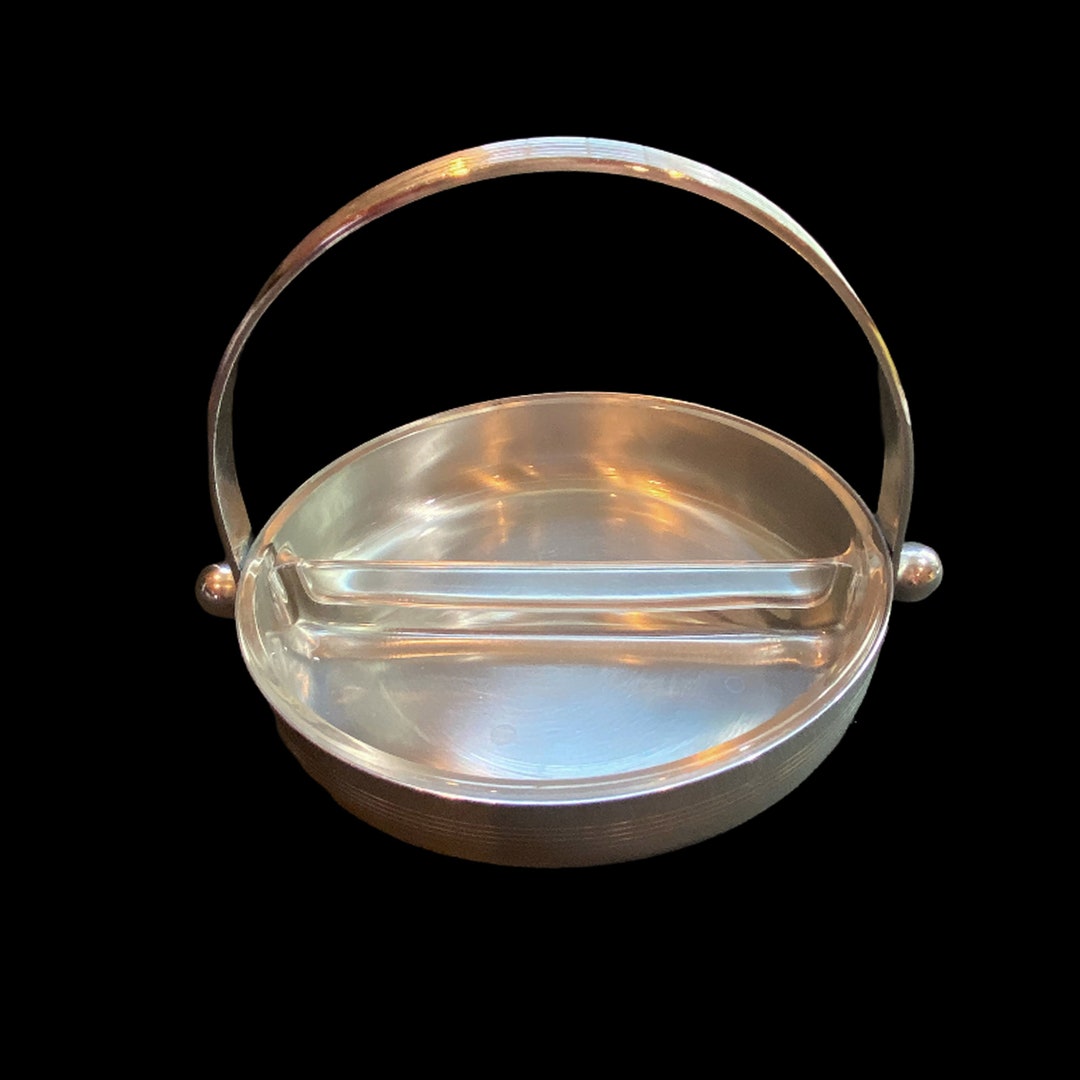 Vintage 1940s Art Deco Chase USA Chrome Divided Candy/nut Dish With ...