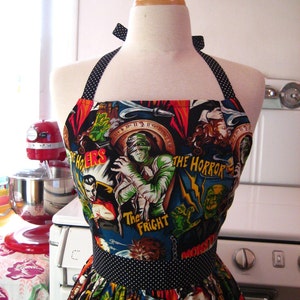 Classic Horror Movies Apron CHLOE - Etsy