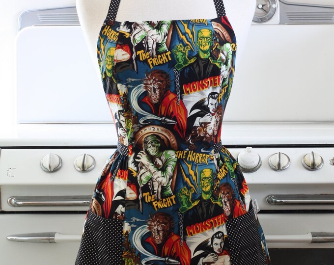 Apron Classic Horror Movies Monster - Etsy