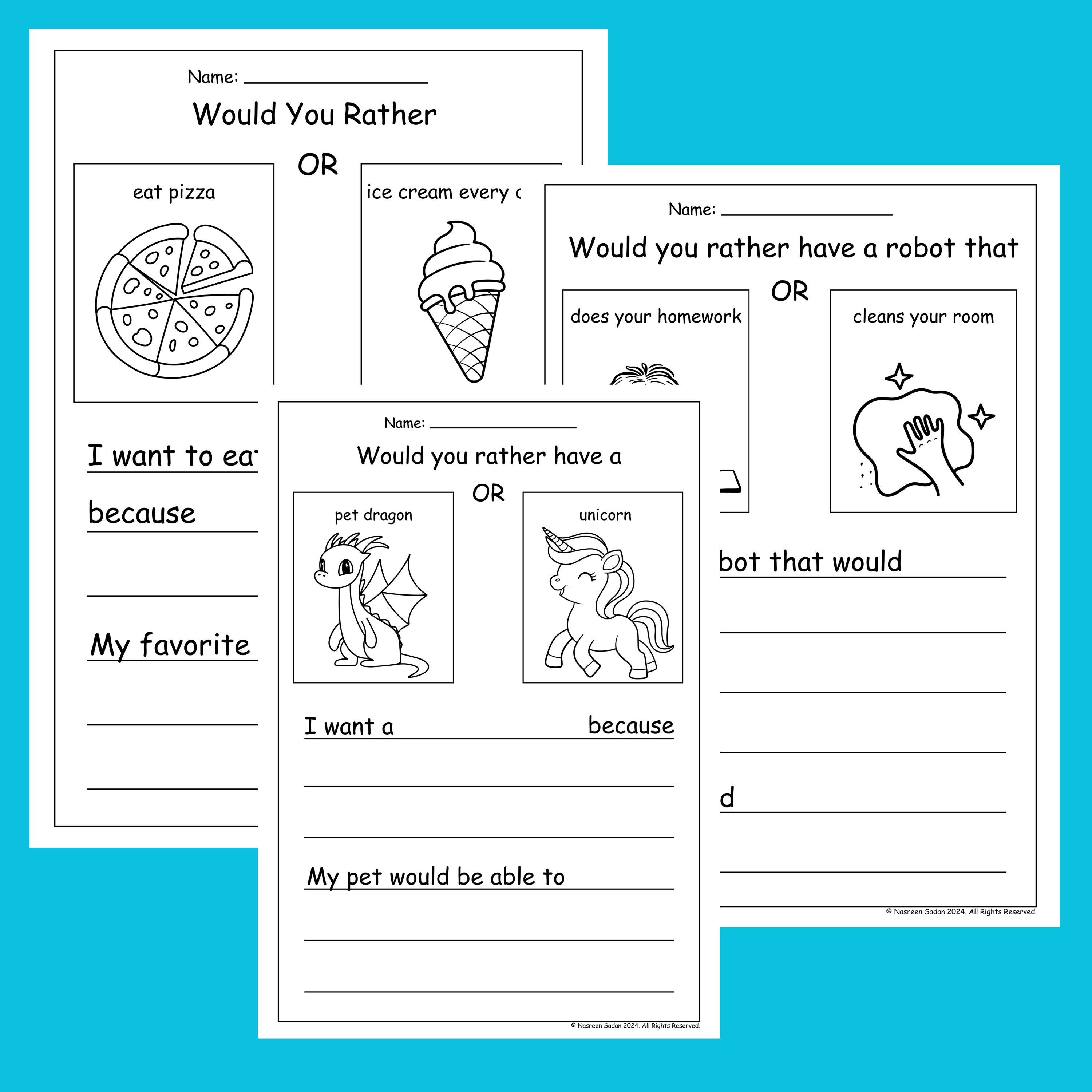 30 Writing Prompts for Beginners |writing Activities for Kindergarten ...