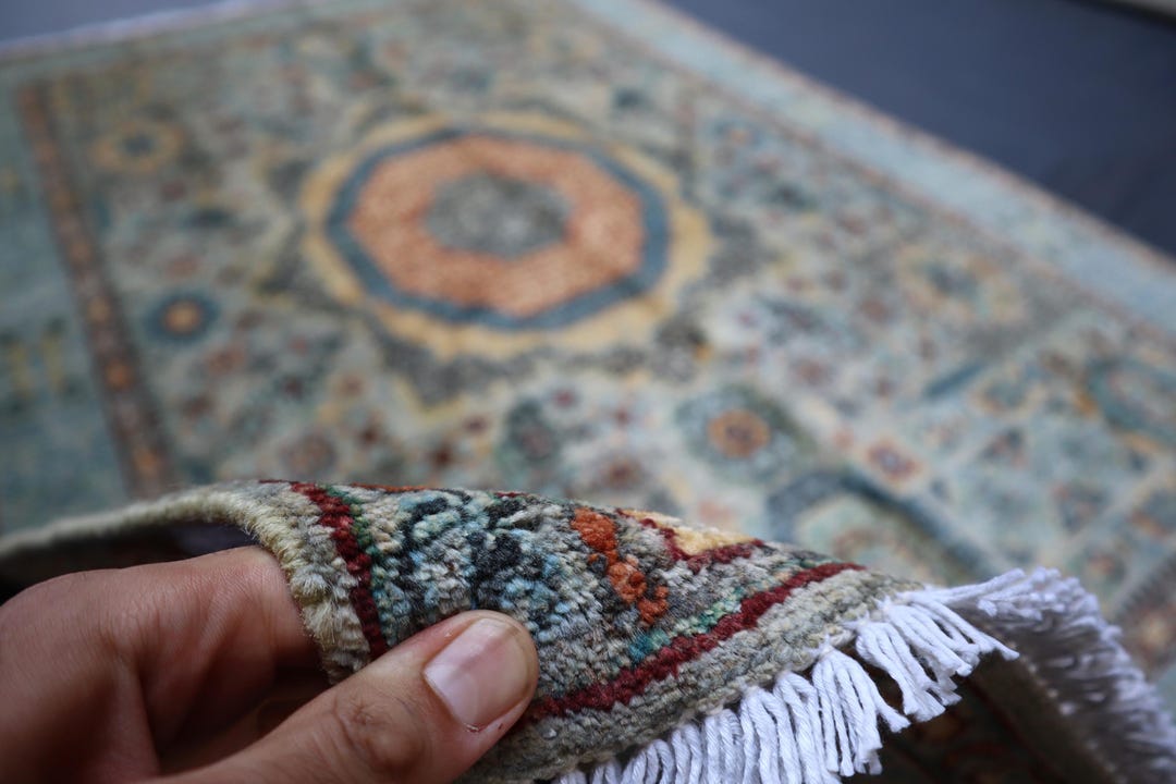 6x7 Ft Mamluk Design Rug Modern Afghan Rug Handmade Wool Rug Afghan ...