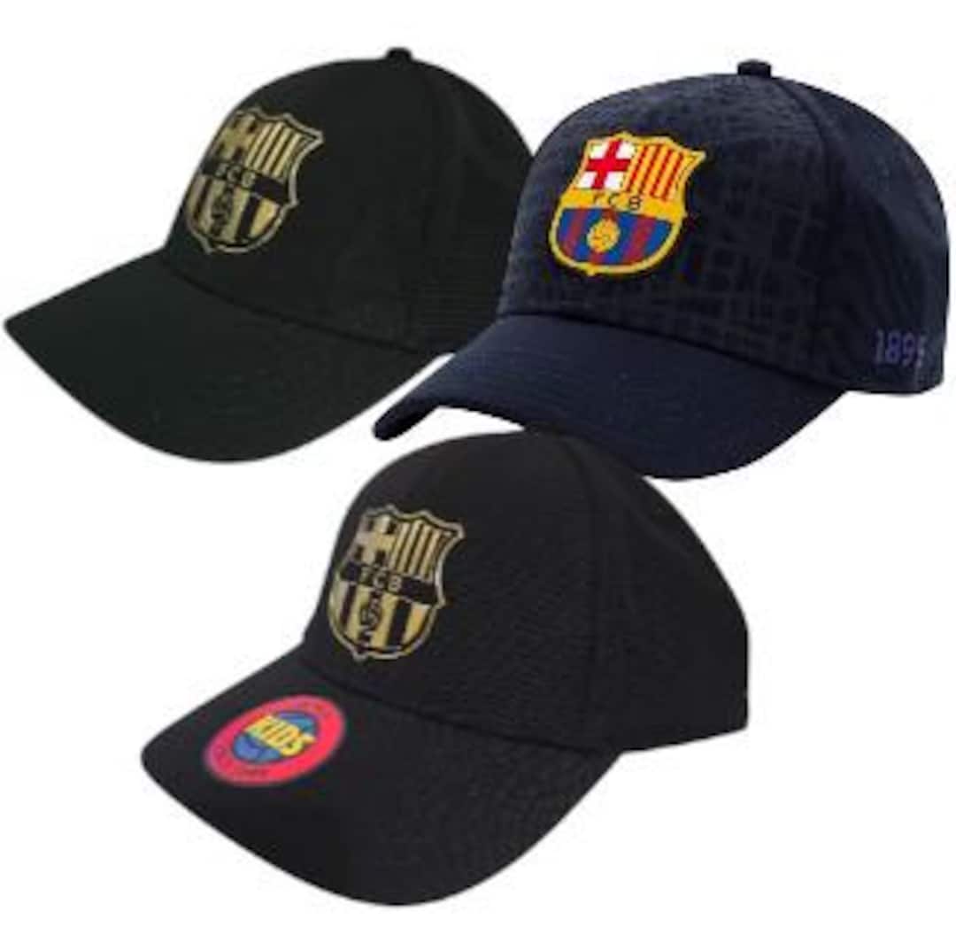 FC BARCELONA Caps Embossed Emblems Official Licensed Product - Etsy