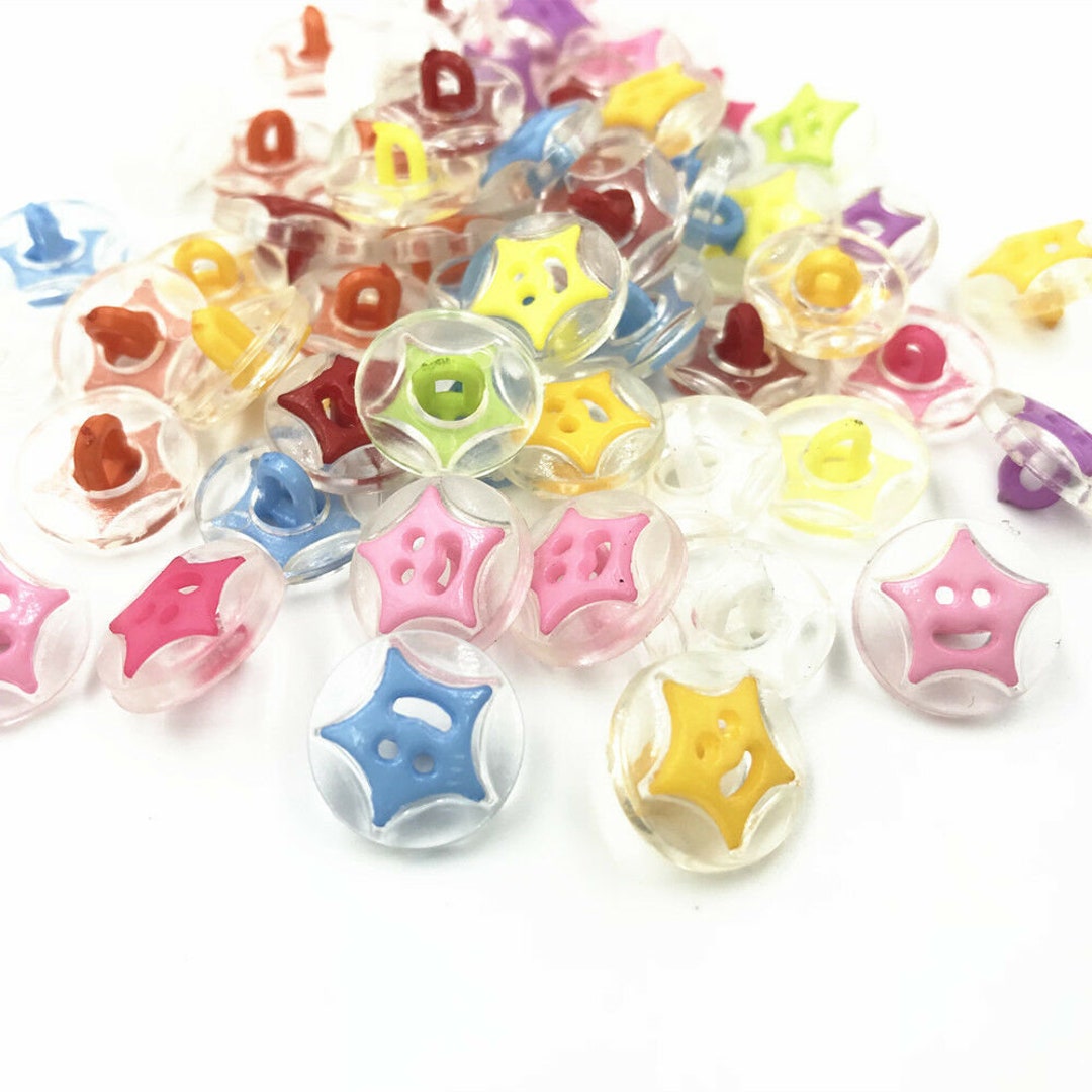 Buttons Smiley Face Looks 3D Set of 10 / 307 - Etsy